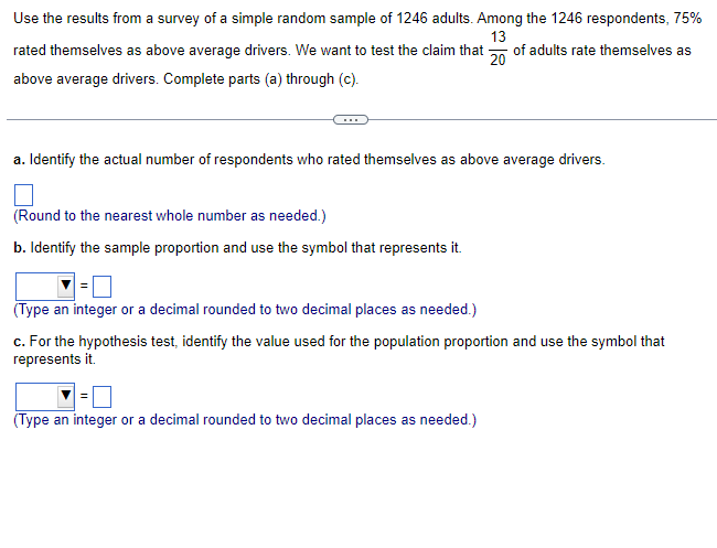 Solved Use the results from a survey of a simple random | Chegg.com