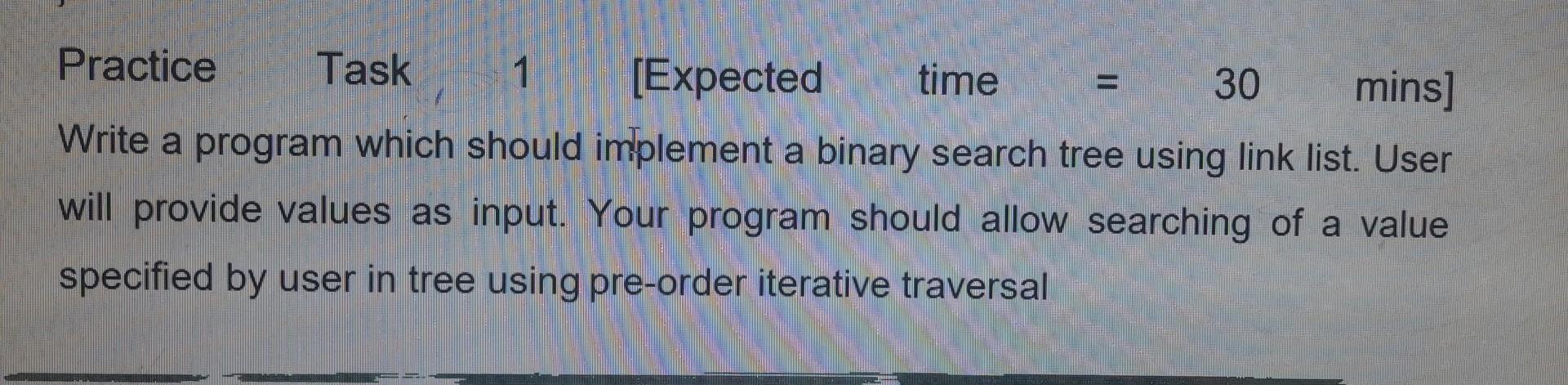Solved Write a program which should implement a binary | Chegg.com