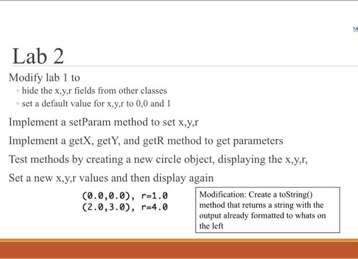 Solved The first picture is lab 1. please answer lab 2 based | Chegg.com