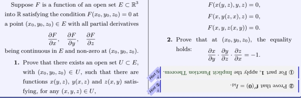 Solved Suppose F ﻿is a function of an open set EsubR3 ﻿into | Chegg.com