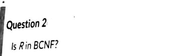 Solved Schema Normalization . Consider a relation R with | Chegg.com