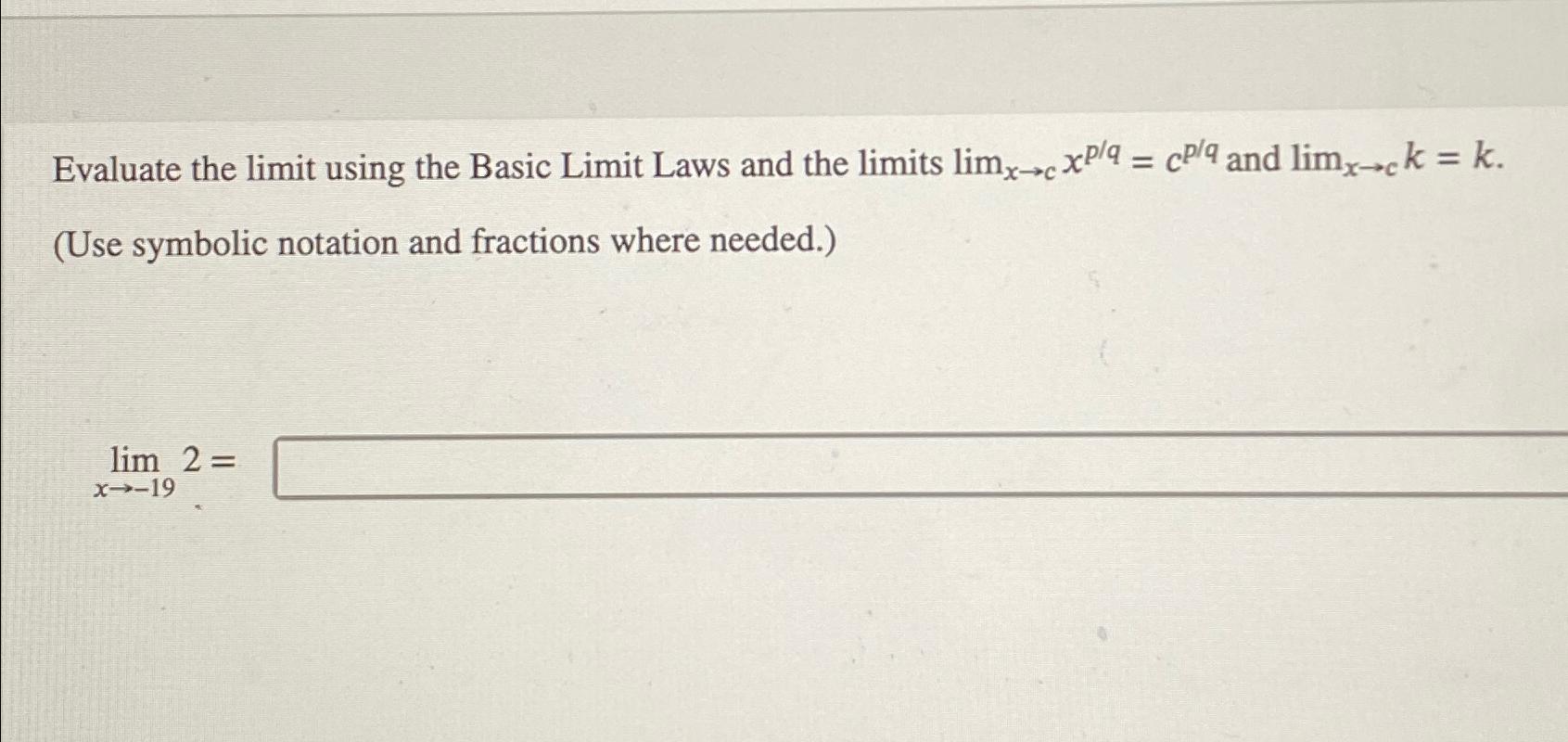 Solved Use Symbolic Notation And Fractions Where 4336