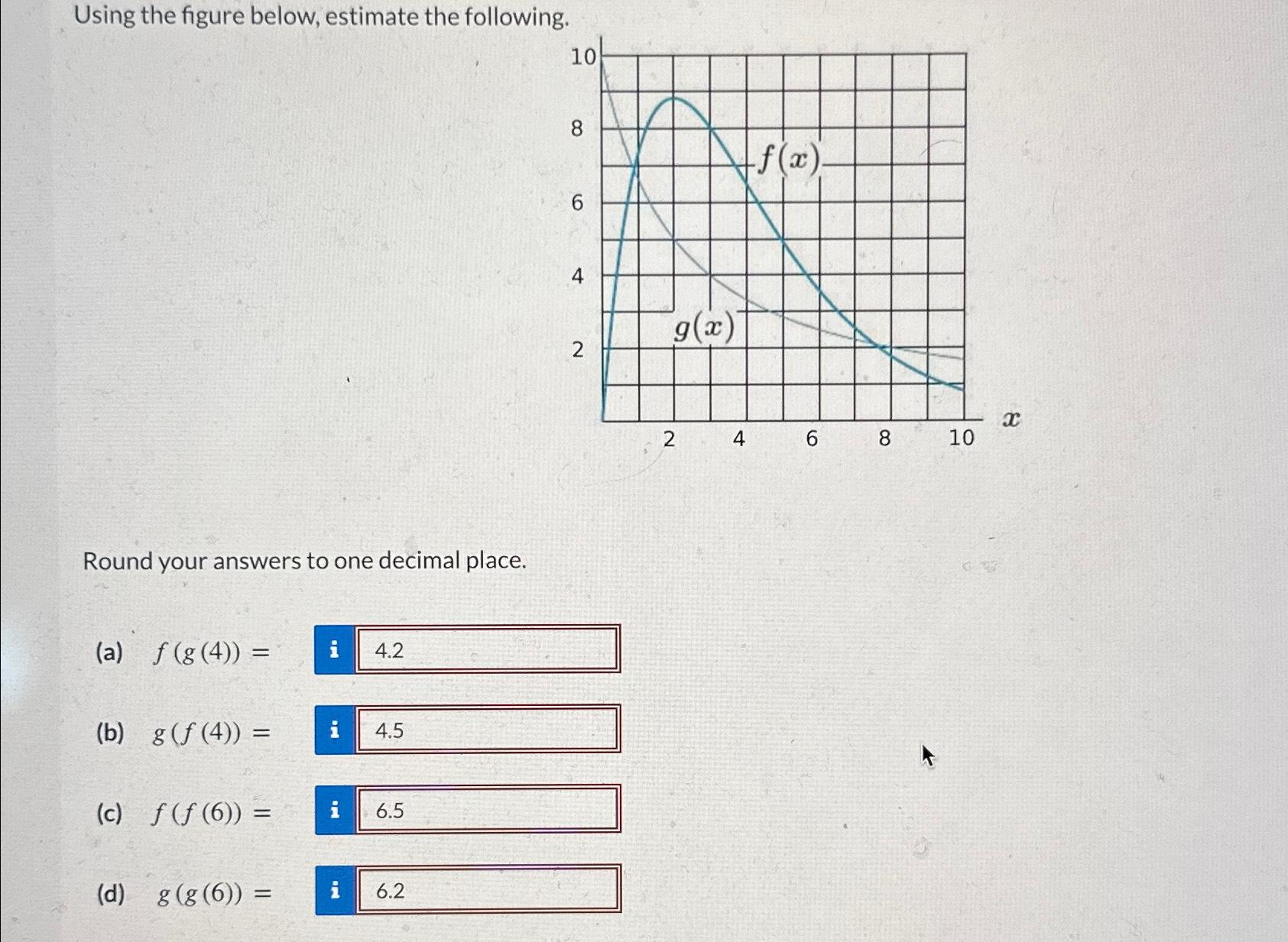Solved Using the figure below, estimate the following.Round | Chegg.com