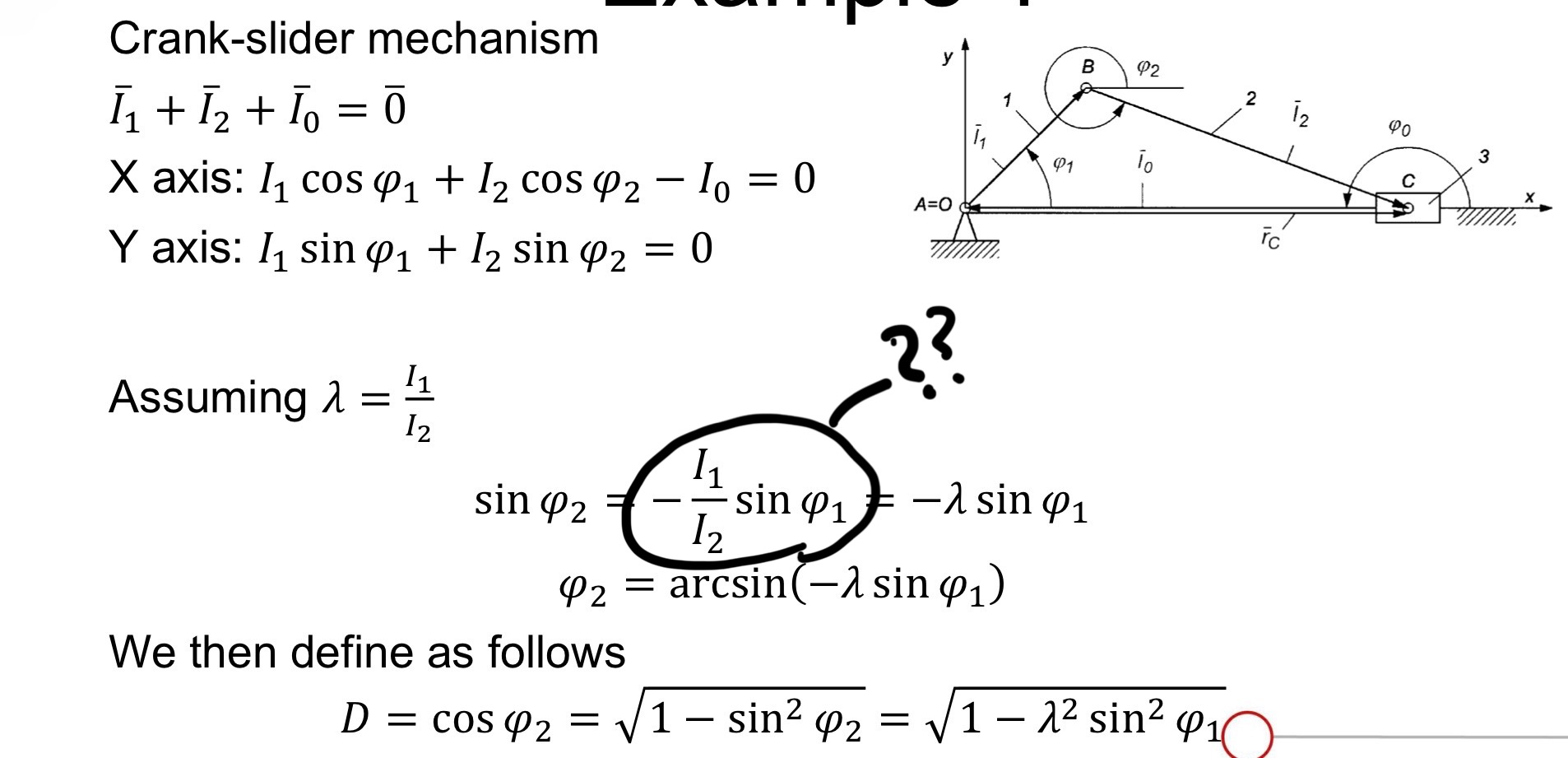 Solved Crank-slider | Chegg.com