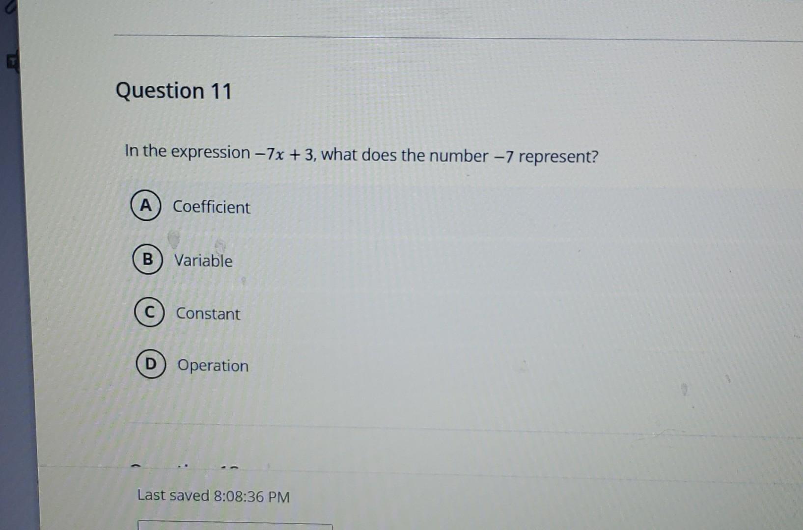 Solved Which word phrase below represents the expression | Chegg.com