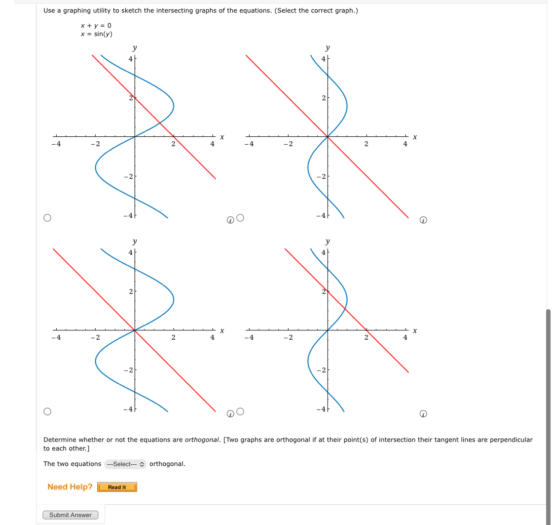 Solved Use a graphing utility to sketch the intersecting | Chegg.com