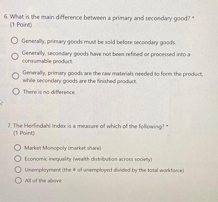 Solved 6. What is the main difference between a primary and | Chegg.com