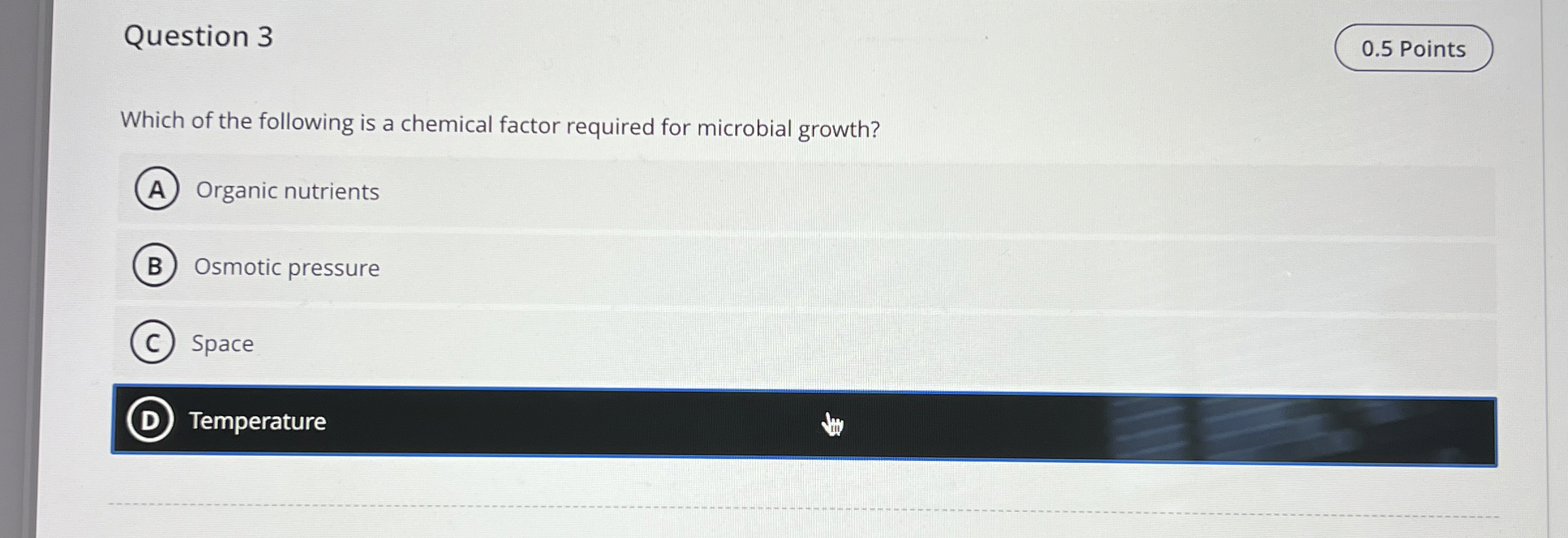 Solved Question 30.5 ﻿PointsWhich of the following is a | Chegg.com