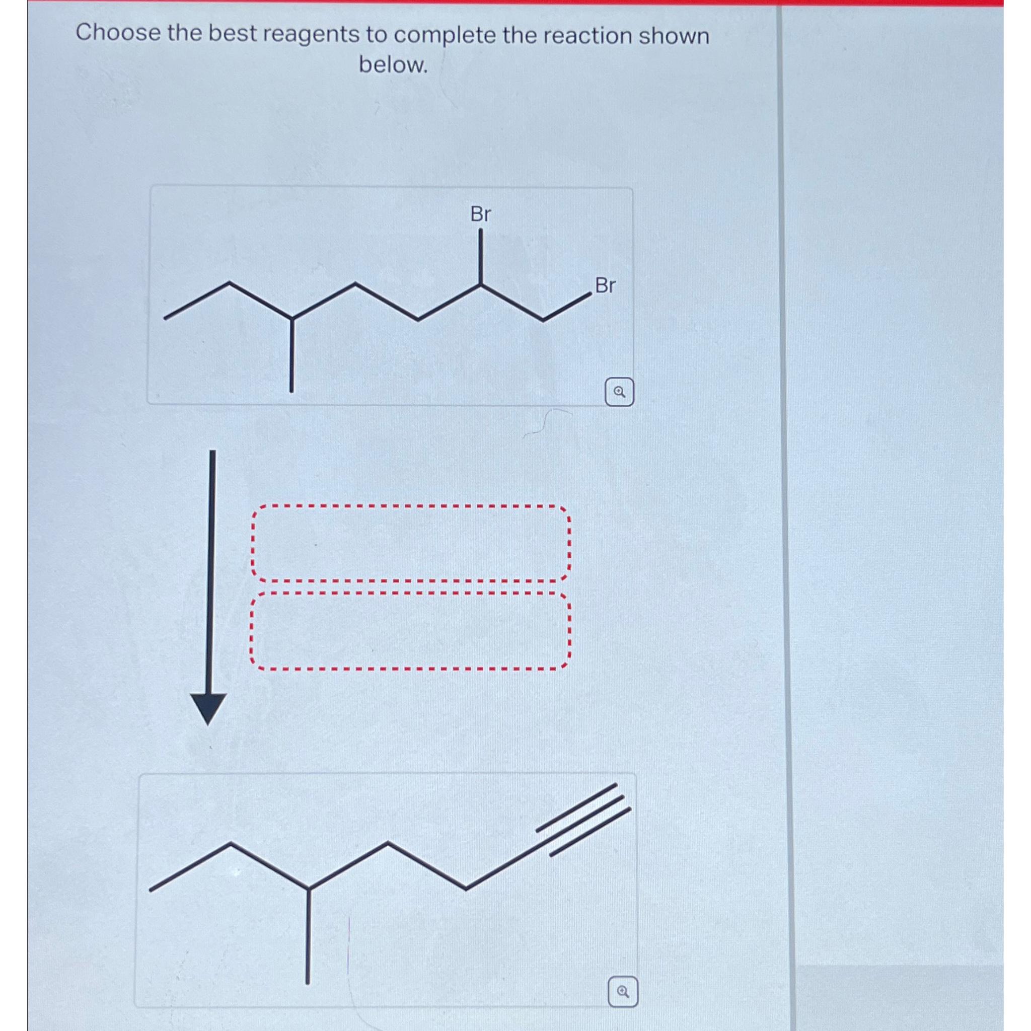 Solved Choose the best reagents to complete the reaction | Chegg.com