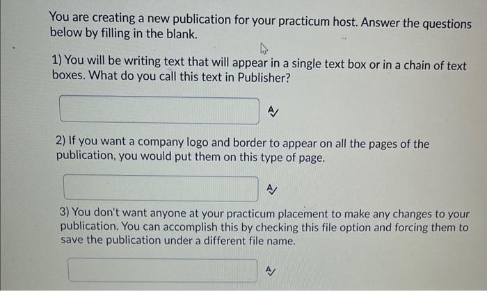 Solved You are creating a new publication for your practicum | Chegg.com
