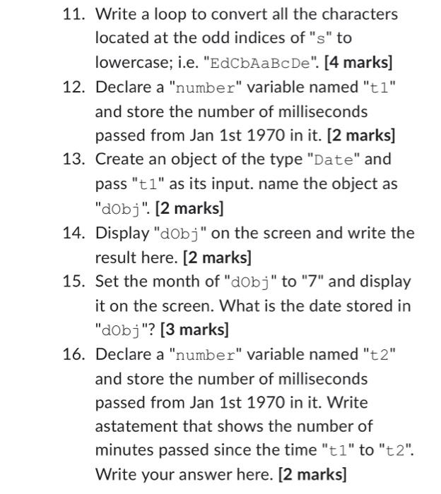 Solved 1 Declare An Array Named A1 As An Empty Array 1 3681
