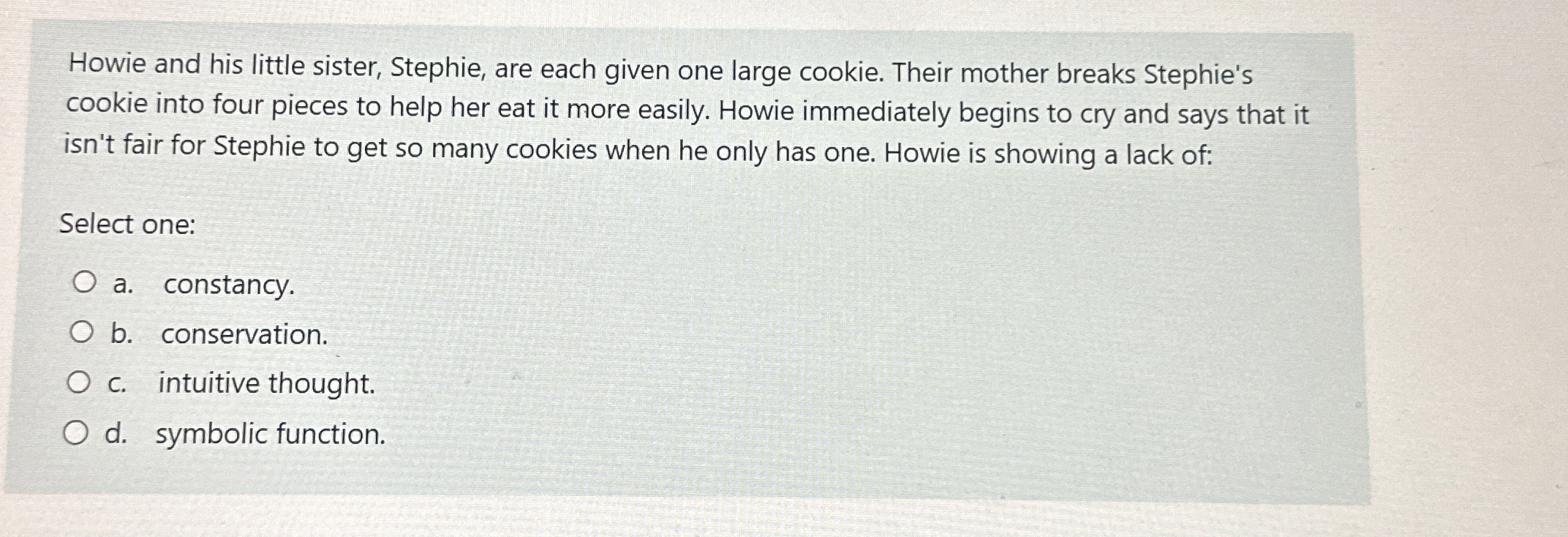 Solved Howie and his little sister, Stephie, are each given | Chegg.com