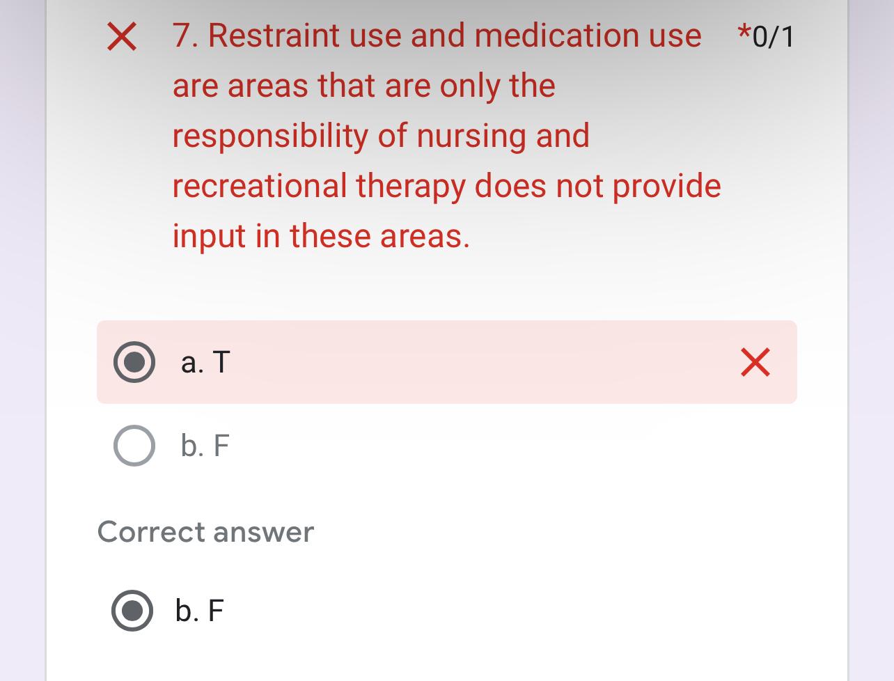 Solved x, 7. ﻿Restraint use and medication use ,?**01 ﻿are | Chegg.com