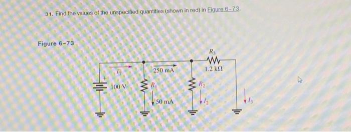 Solved 31. Find the values of the unspecified quantities | Chegg.com