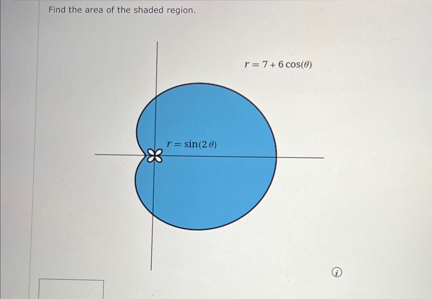 Solved Find the area of the shaded region.(i) | Chegg.com
