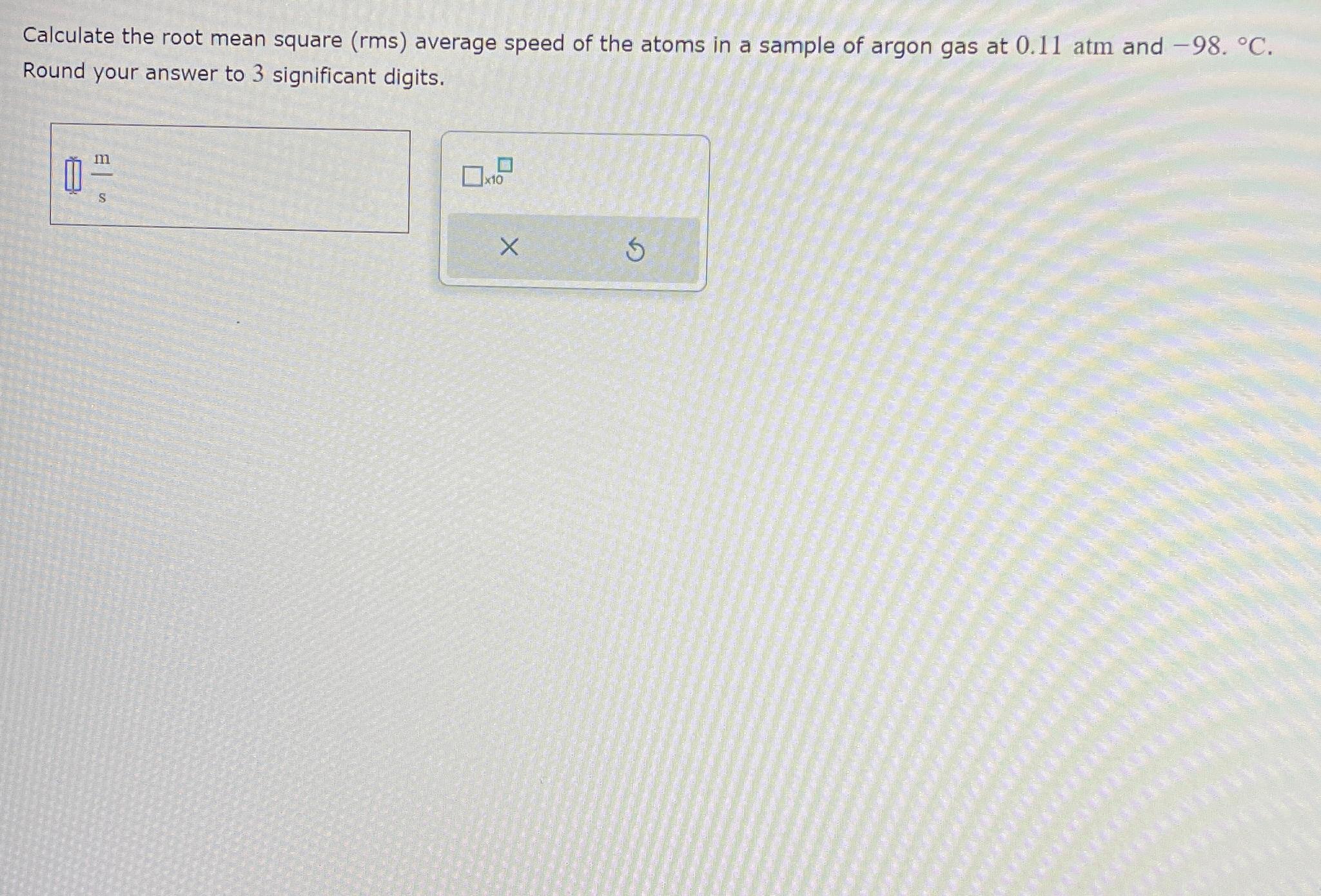 Solved Calculate the root mean square (rms) ﻿average speed | Chegg.com