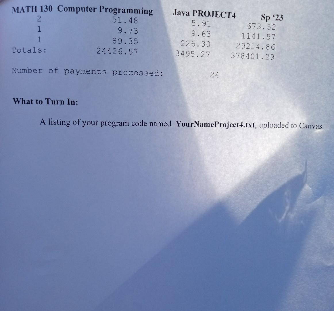 Solved You will modify your previous Java program called | Chegg.com