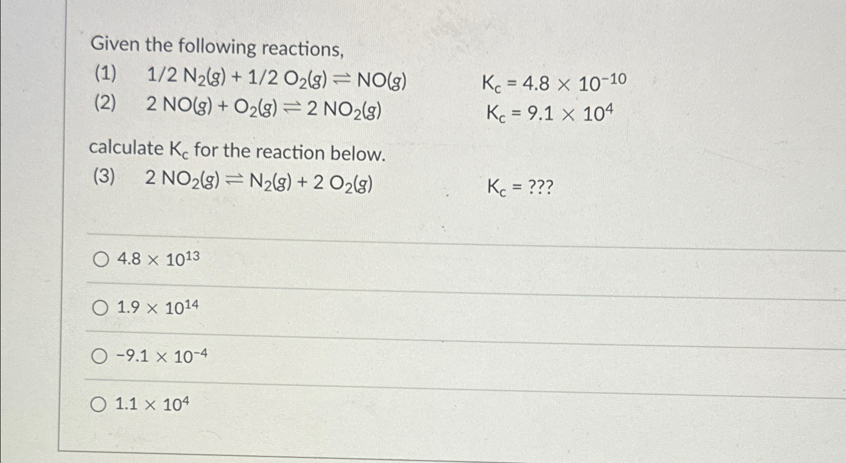 Solved Given the following | Chegg.com