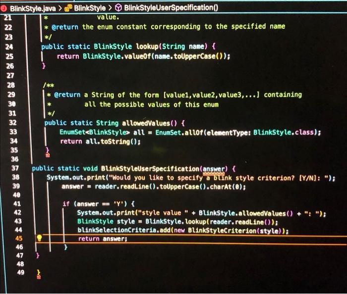 Solved needing help in java. i created this | Chegg.com
