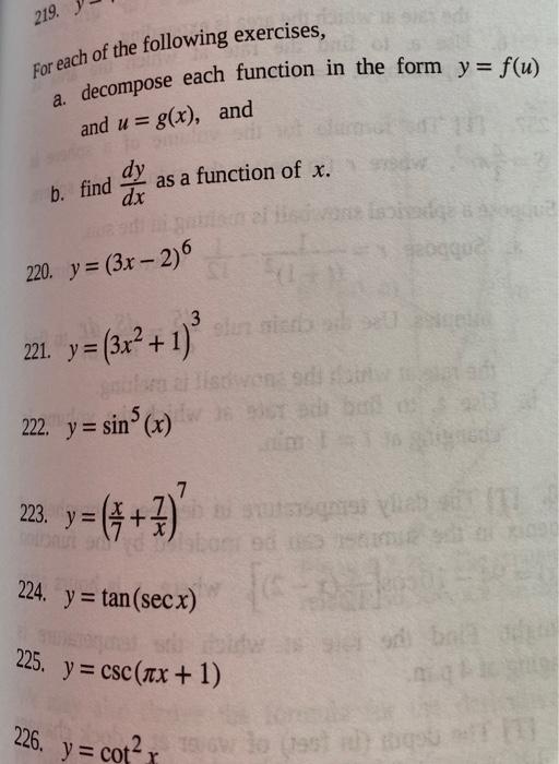Solved For each of the following exercises, a. decompose | Chegg.com