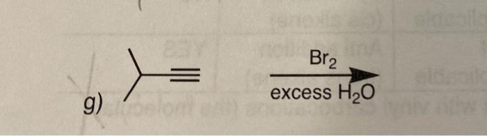 Solved Br2 excess H2O g) | Chegg.com