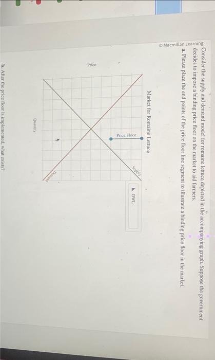 Solved Consider the supply and demand model for romaine | Chegg.com