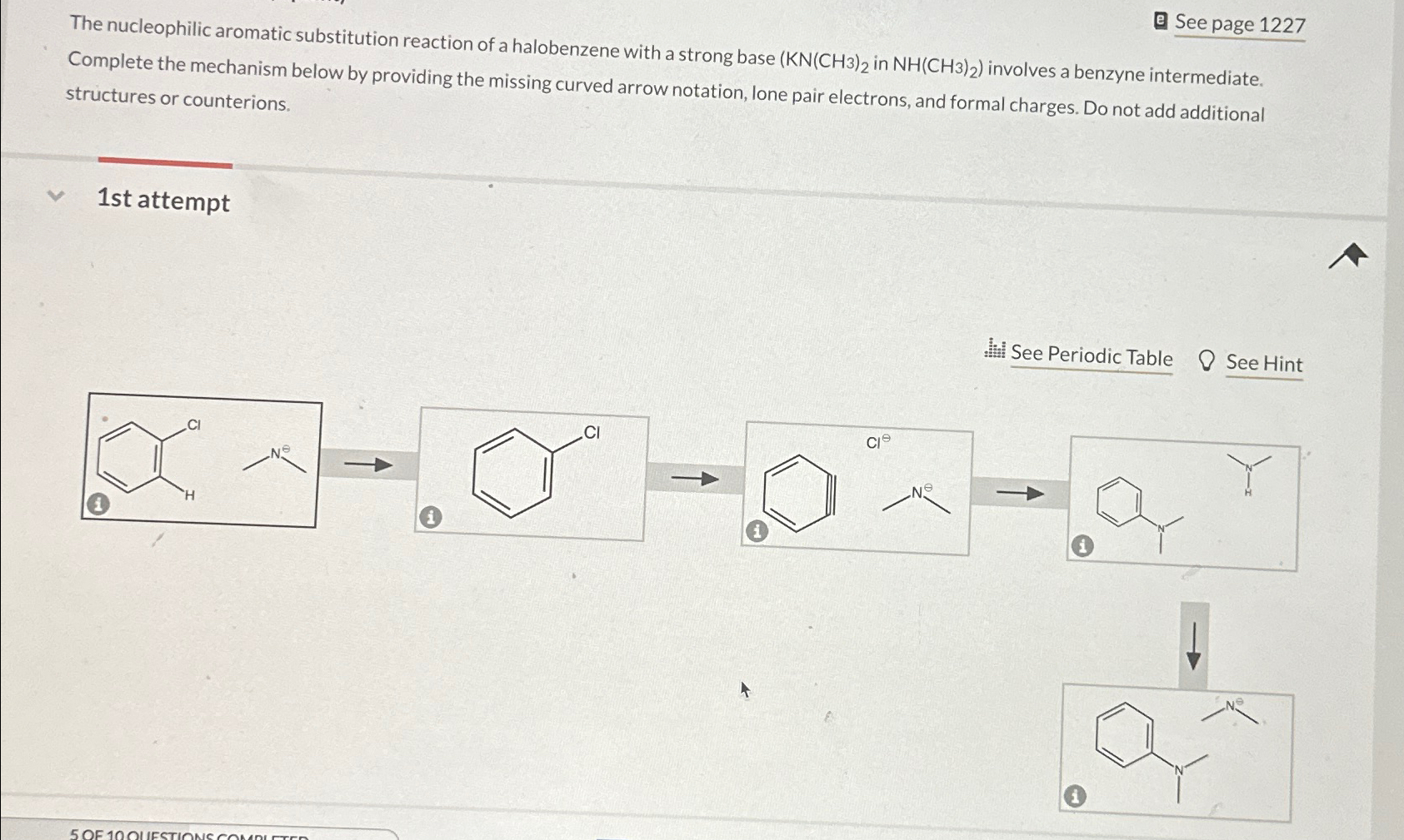 Solved The nucleophilic aromatic substitution reaction of a | Chegg.com