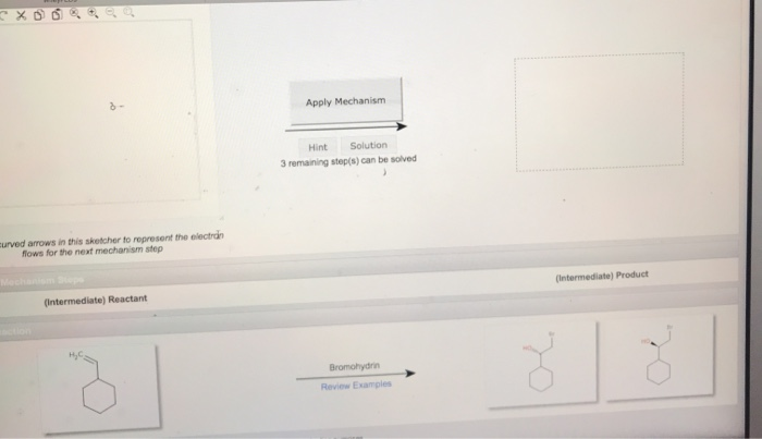 Solved Apply Mechanism Hint Solution 3 remaining step(s) can | Chegg.com