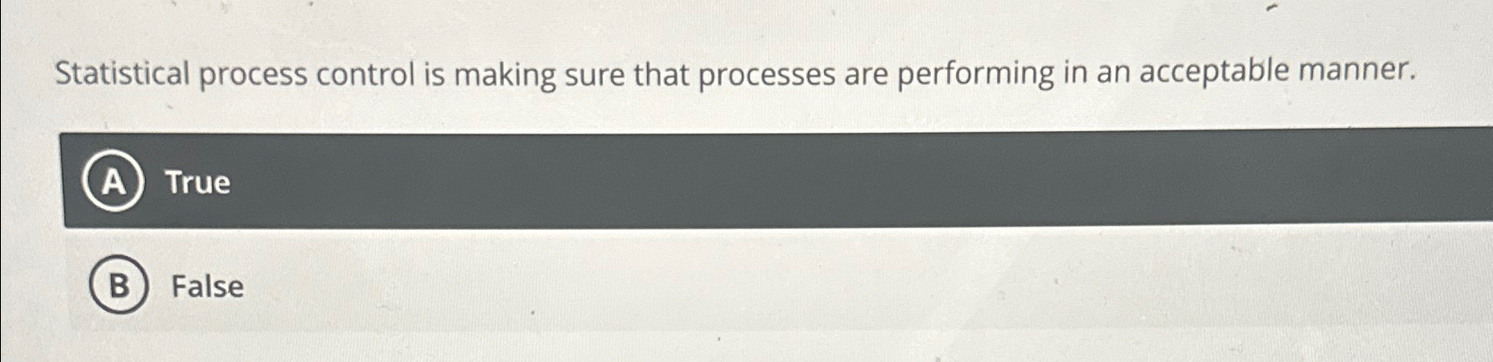 Solved Statistical process control is making sure that | Chegg.com
