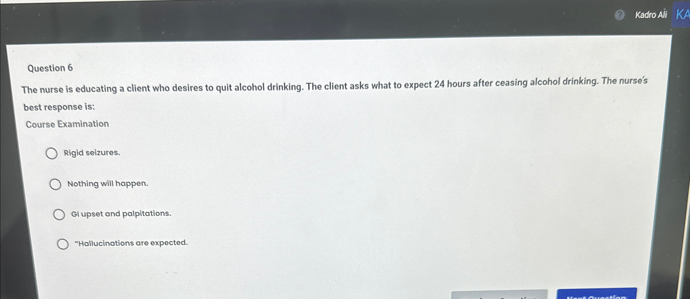 Solved Question 6The nurse is educating a client who desires | Chegg.com