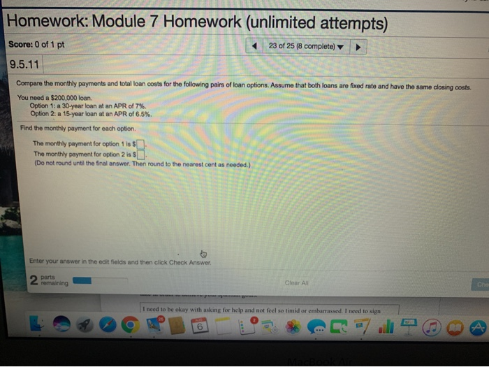 Solved Homework Module 7 Homework Unlimited Attempts