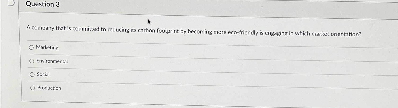 Solved Question 3A company that is committed to reducing its | Chegg.com