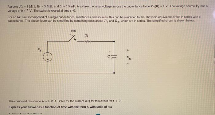 Solved Learning Goal: To analyze RC and Ri circuits with | Chegg.com