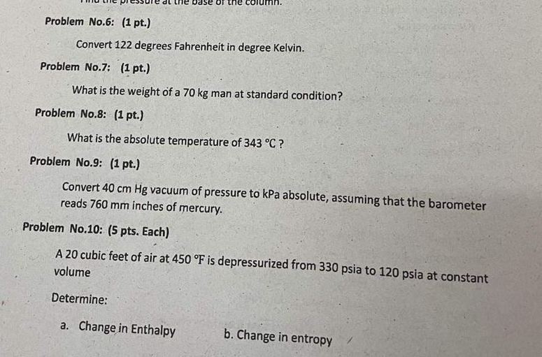 Solved SOLVE 6 ﻿TO 110 ﻿NO USING OF AI | Chegg.com