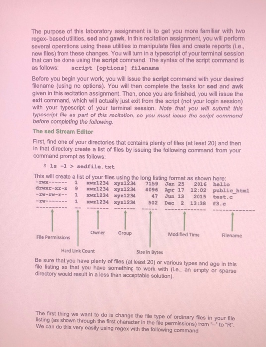 Solved The purpose of this laboratory assignment is to get | Chegg.com
