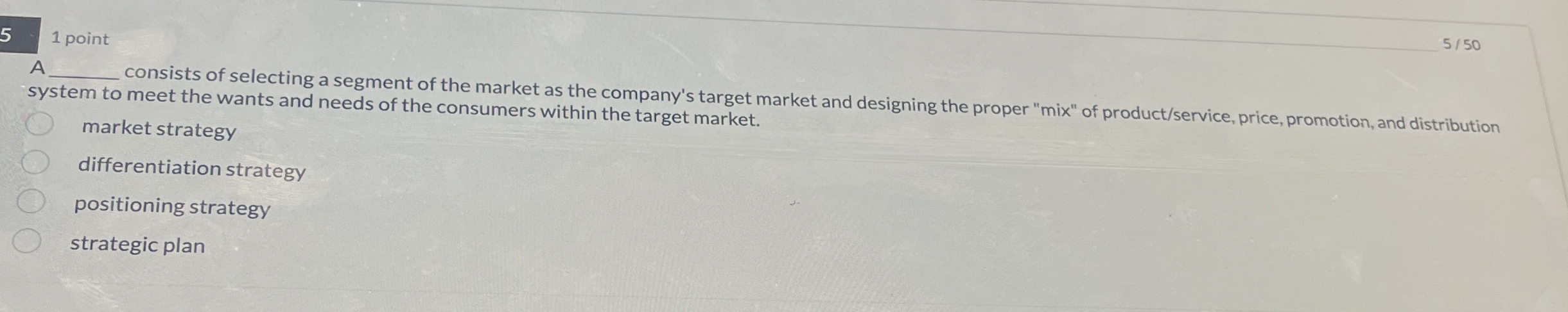 Solved 51 ﻿pointAconsists of selecting a segment of the | Chegg.com