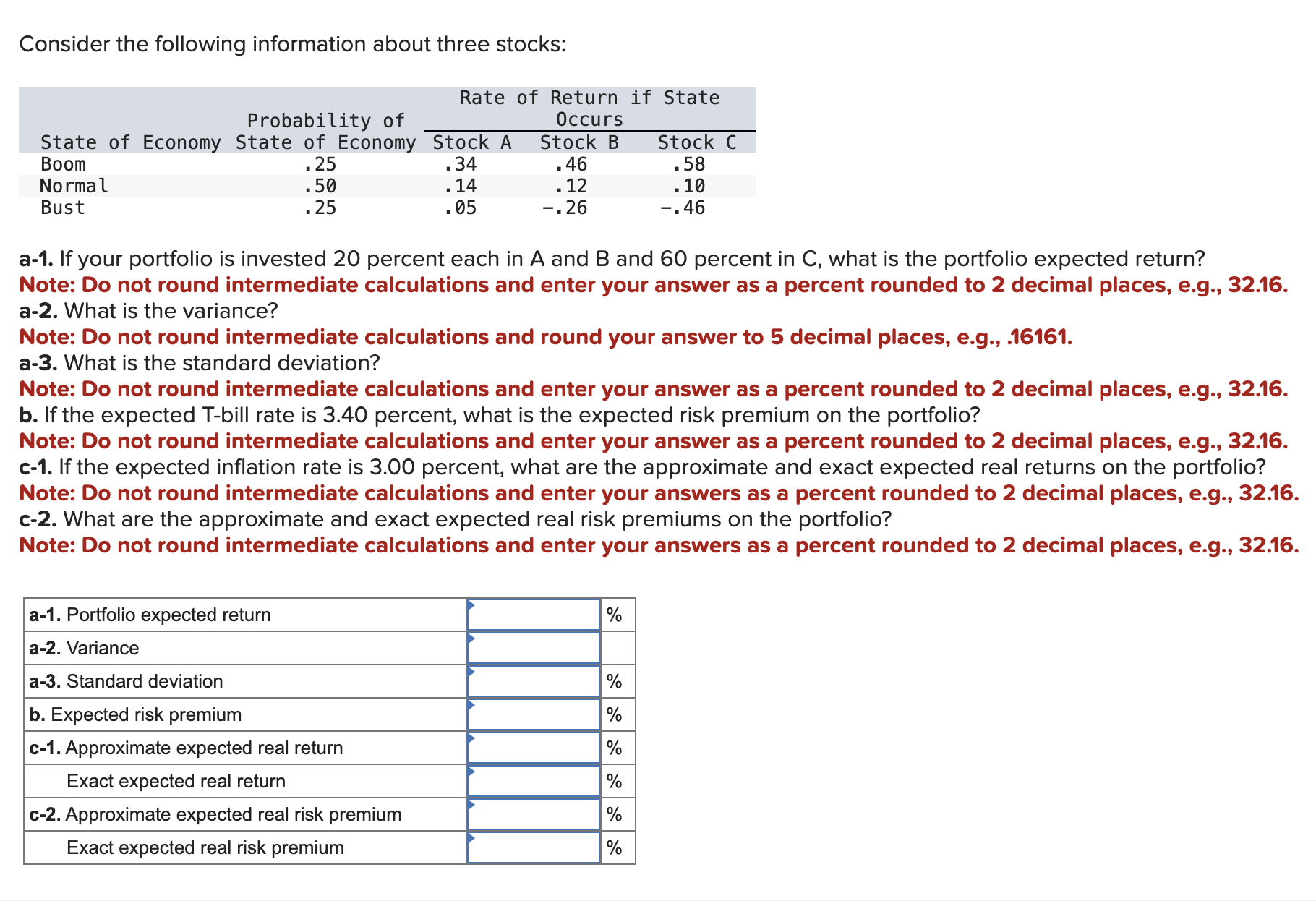 Solved Consider a project with the following data: | Chegg.com