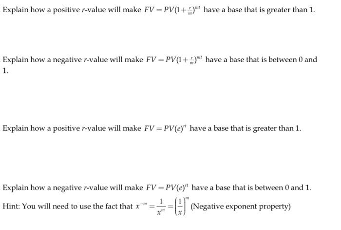 Solved Explain how a positive r-value will make | Chegg.com