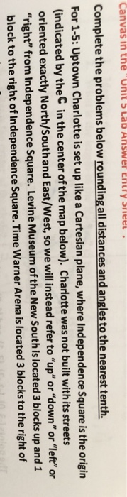 Solved Tomplete the problems below rounding all distances | Chegg.com