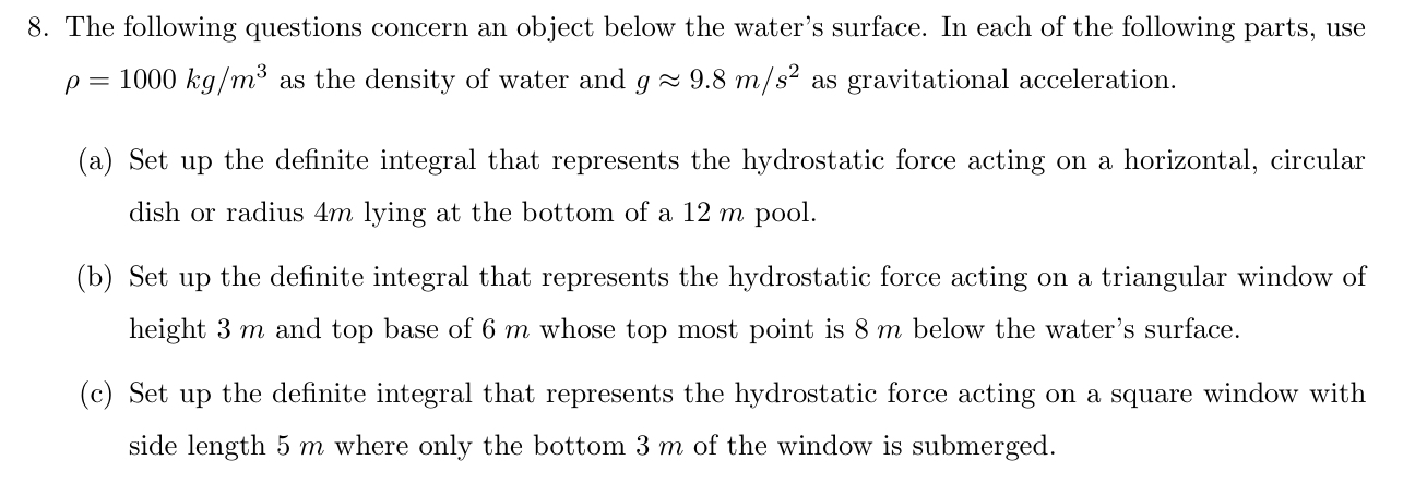 Solved The following questions concern an object below the | Chegg.com