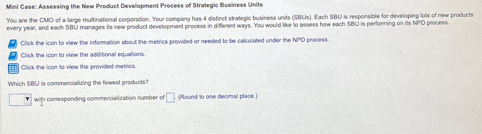Solved Mini Case: Assessing the New Product Development | Chegg.com