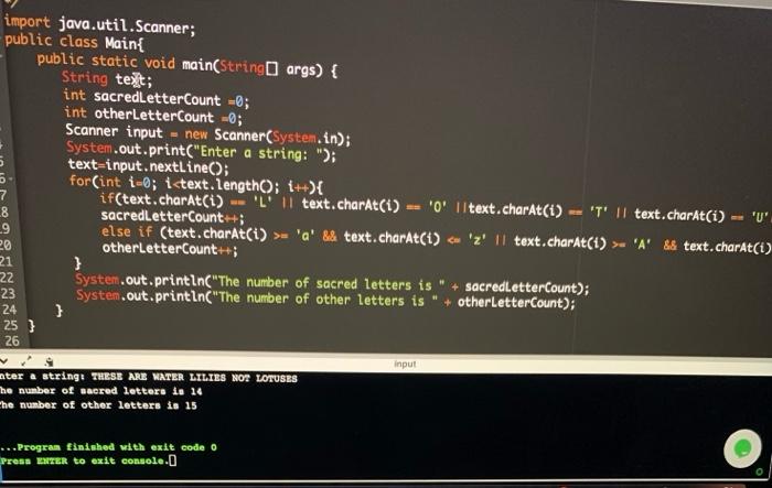 Solved import java.util.Scanner; public class Main public | Chegg.com