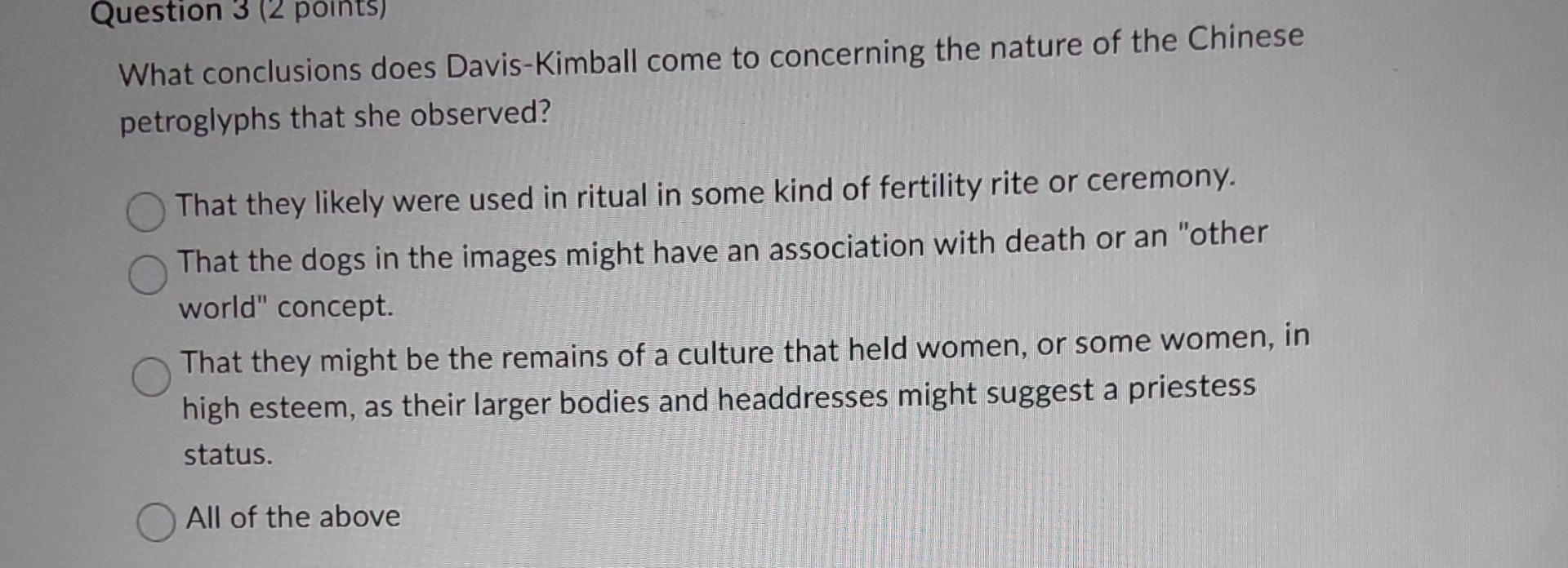 Solved What conclusions does Davis-Kimball come to | Chegg.com