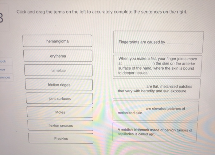 Solved click and drag the terms and left accurately complete | Chegg.com