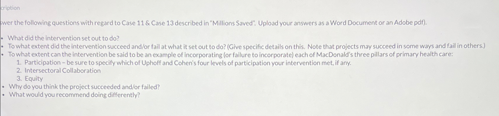 Solved criptionwer the following questions with regard to | Chegg.com