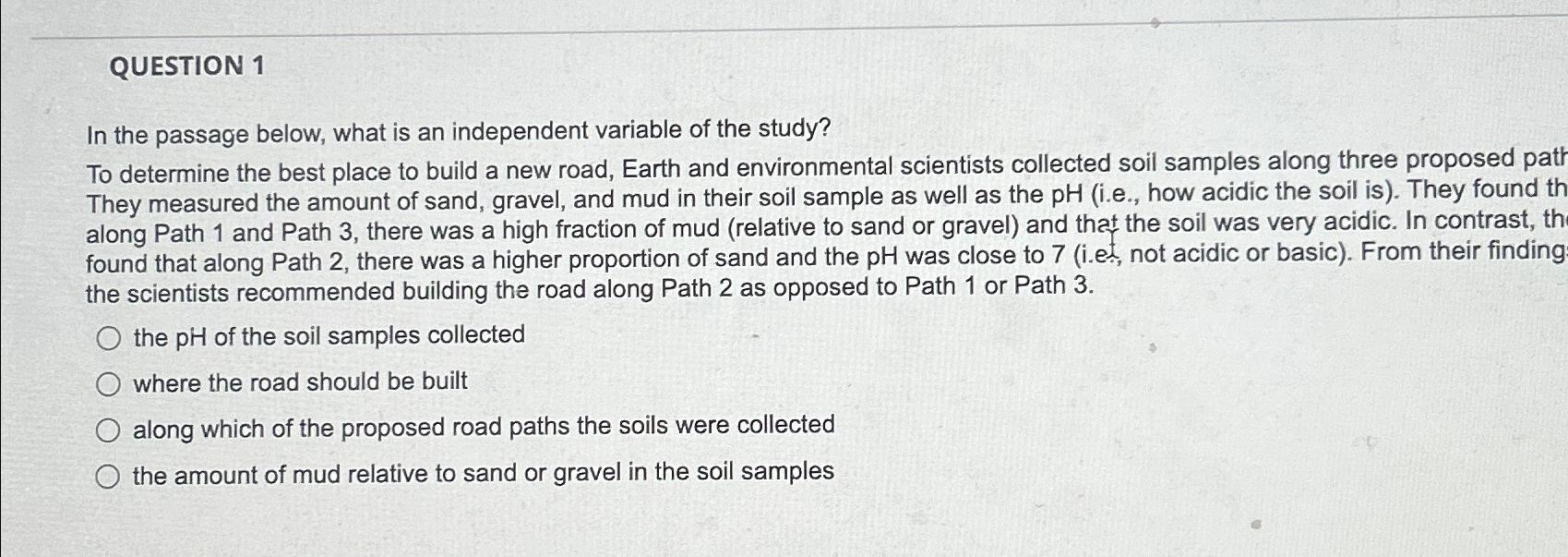 Solved QUESTION 1In the passage below, what is an | Chegg.com