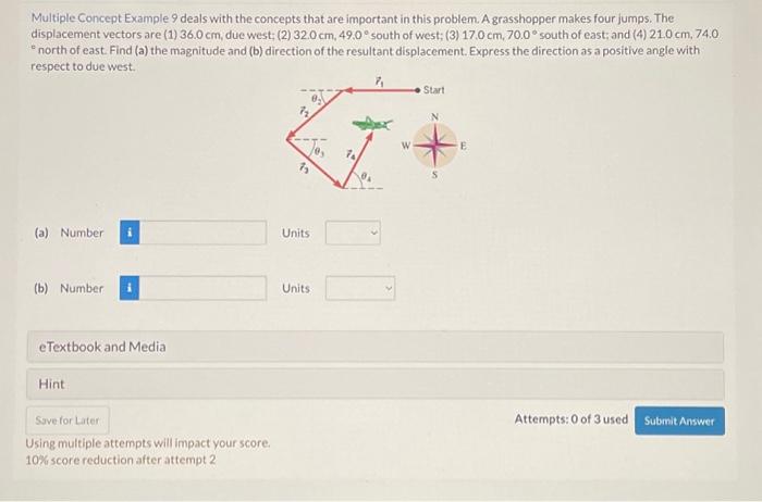 Solved Multiple Concept Example 9 deals with the concepts | Chegg.com