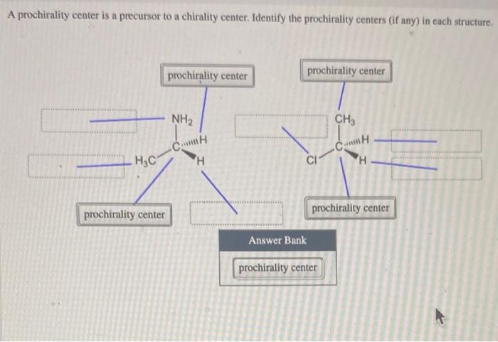 [Solved]: A prochirality center is a precursor to a chirali