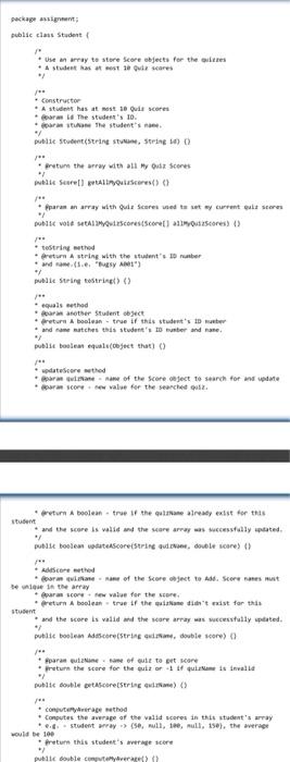 Solved Java Programming Language Using The Information Given 3546