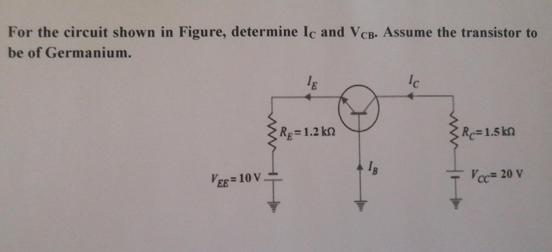 Solved Draw the DC load line for the circuit diagram sown in | Chegg.com